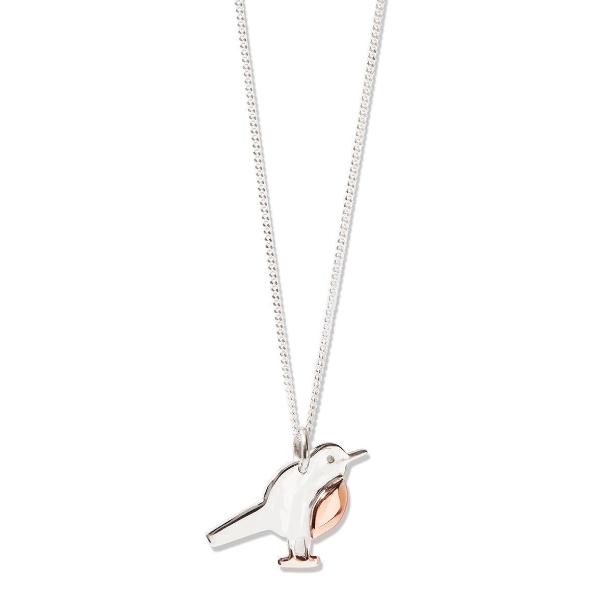 Red Breasted Robin Necklace | Katmeleon Jewellery
